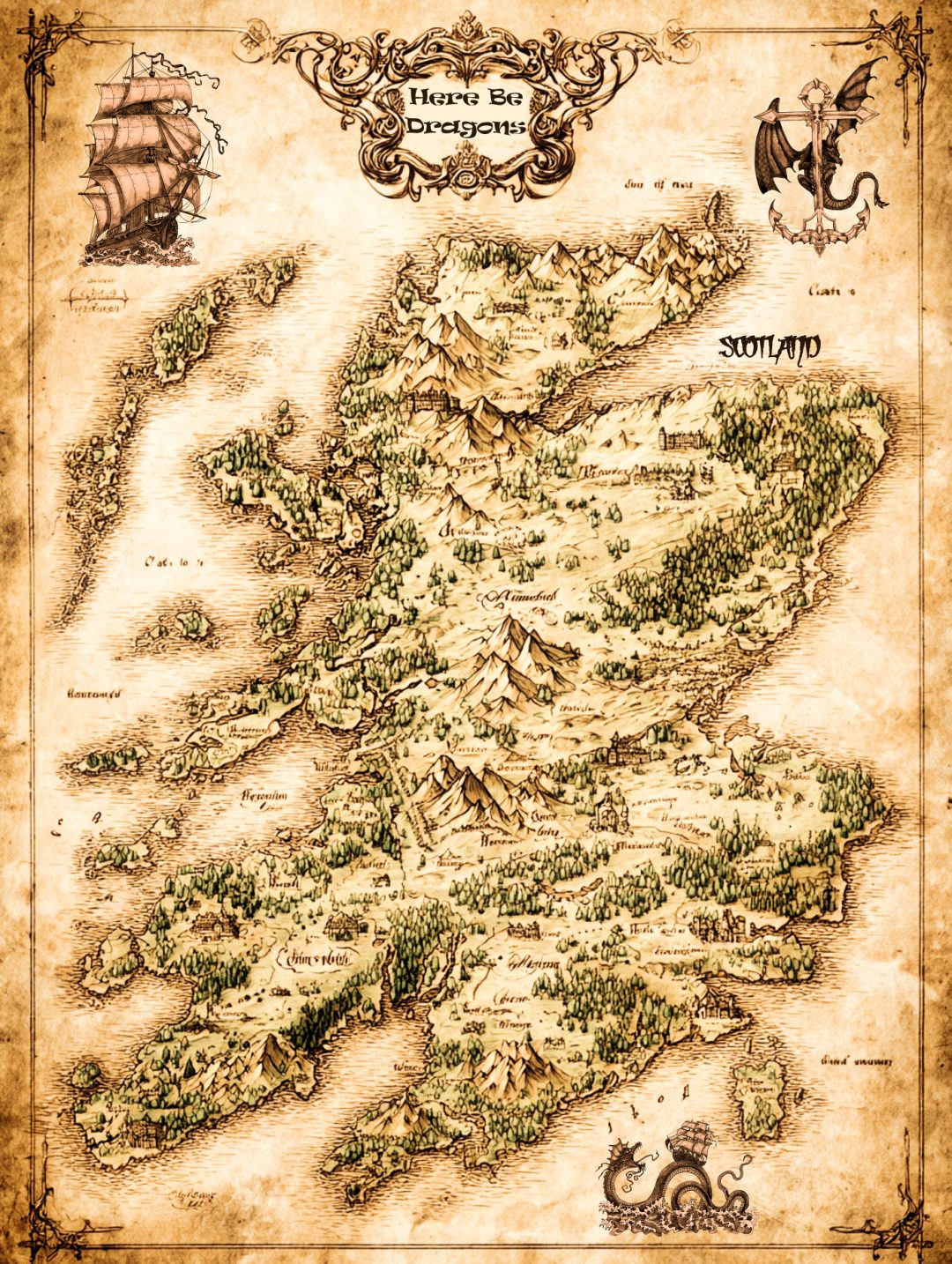 Dragons in Scotland